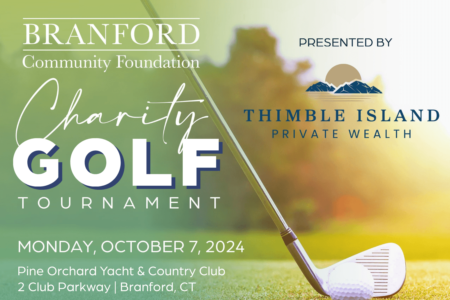 BCF Charity Golf Tournament (October 2024) - Branford Community Foundation